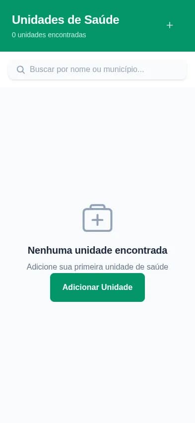 Municípios Saúde App