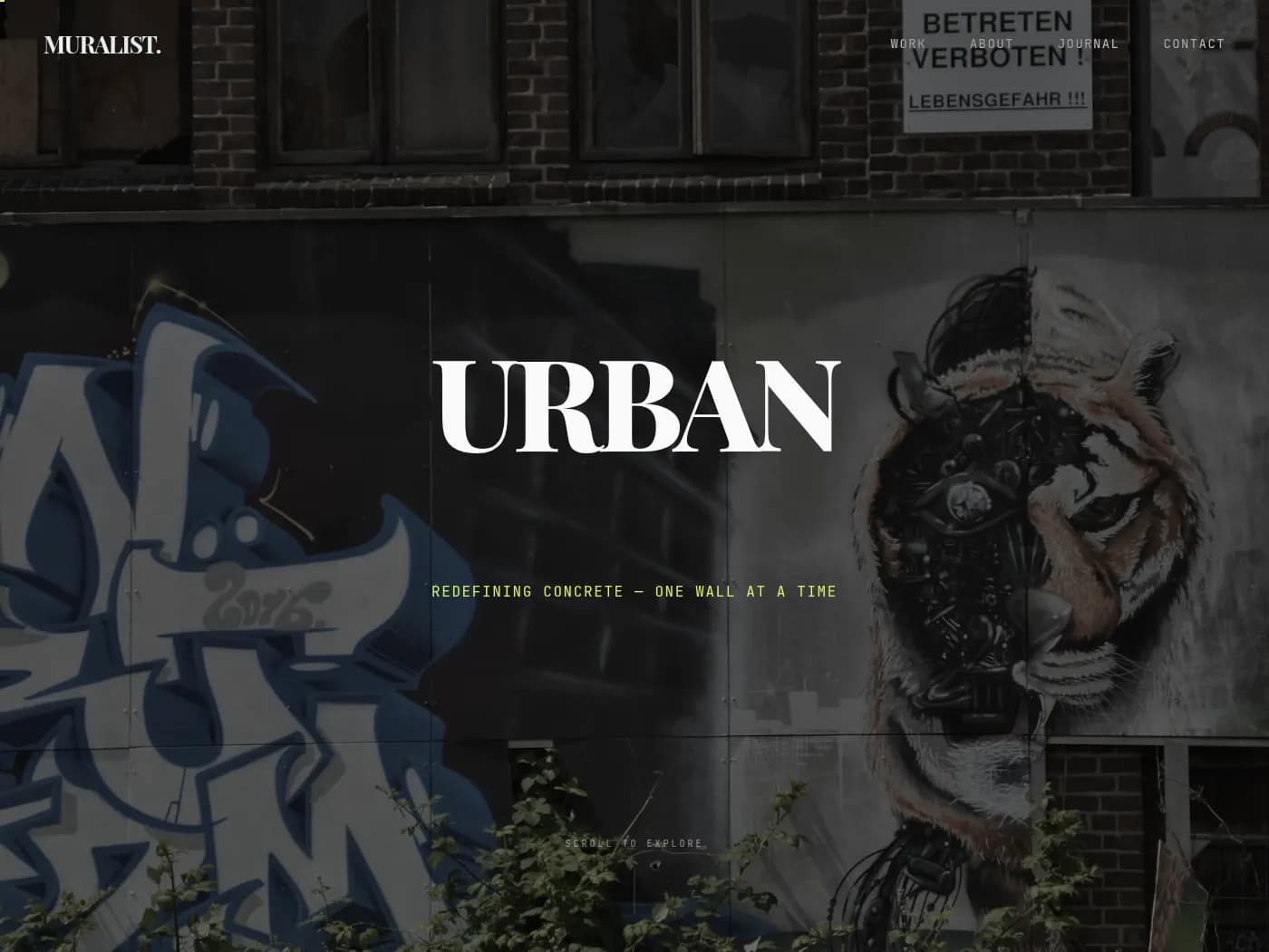 Muralist Portfolio Showcase