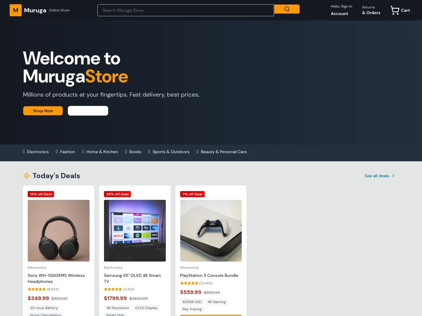 Muruga Online Store