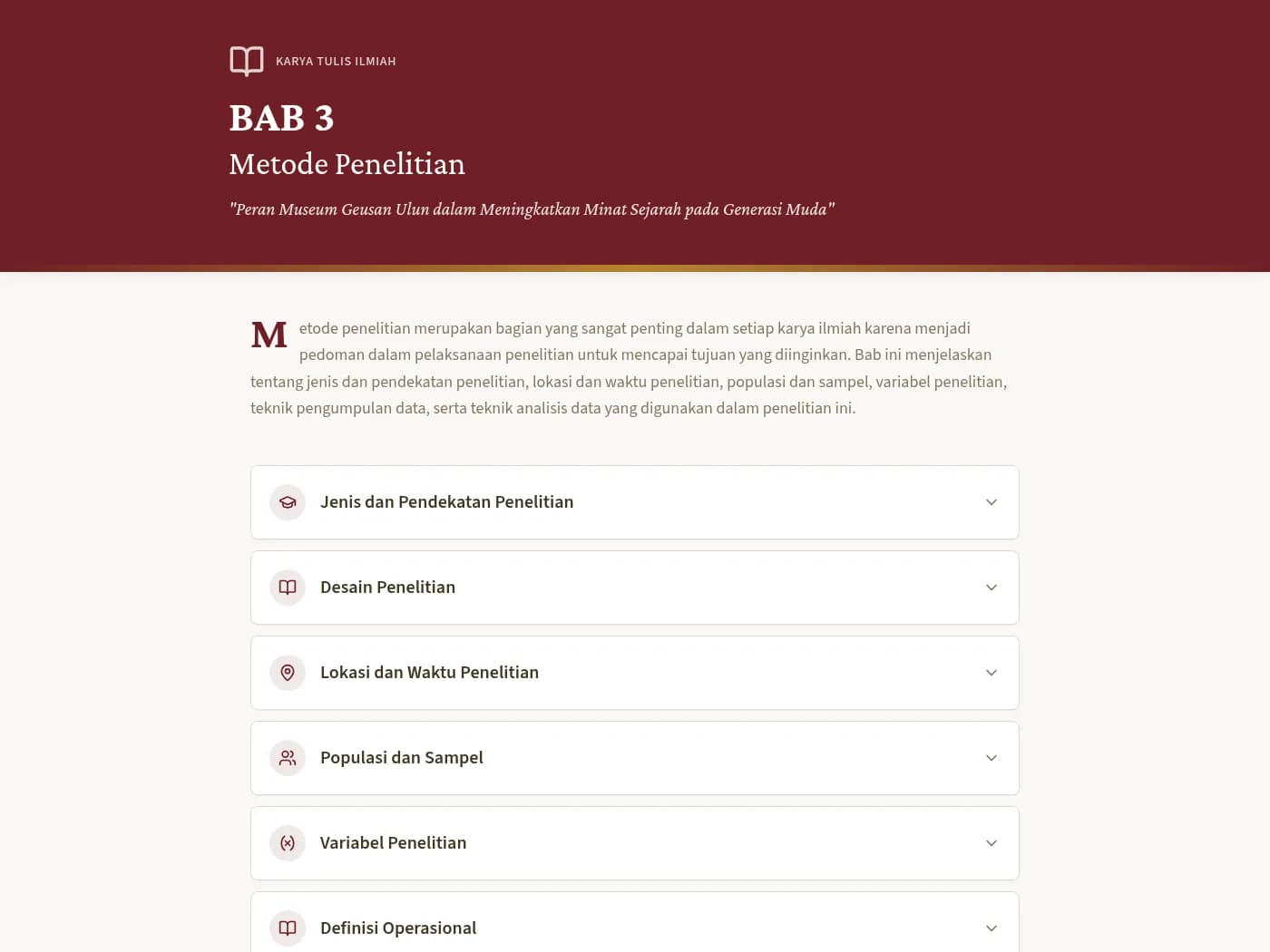 Museum Research Methods Doc