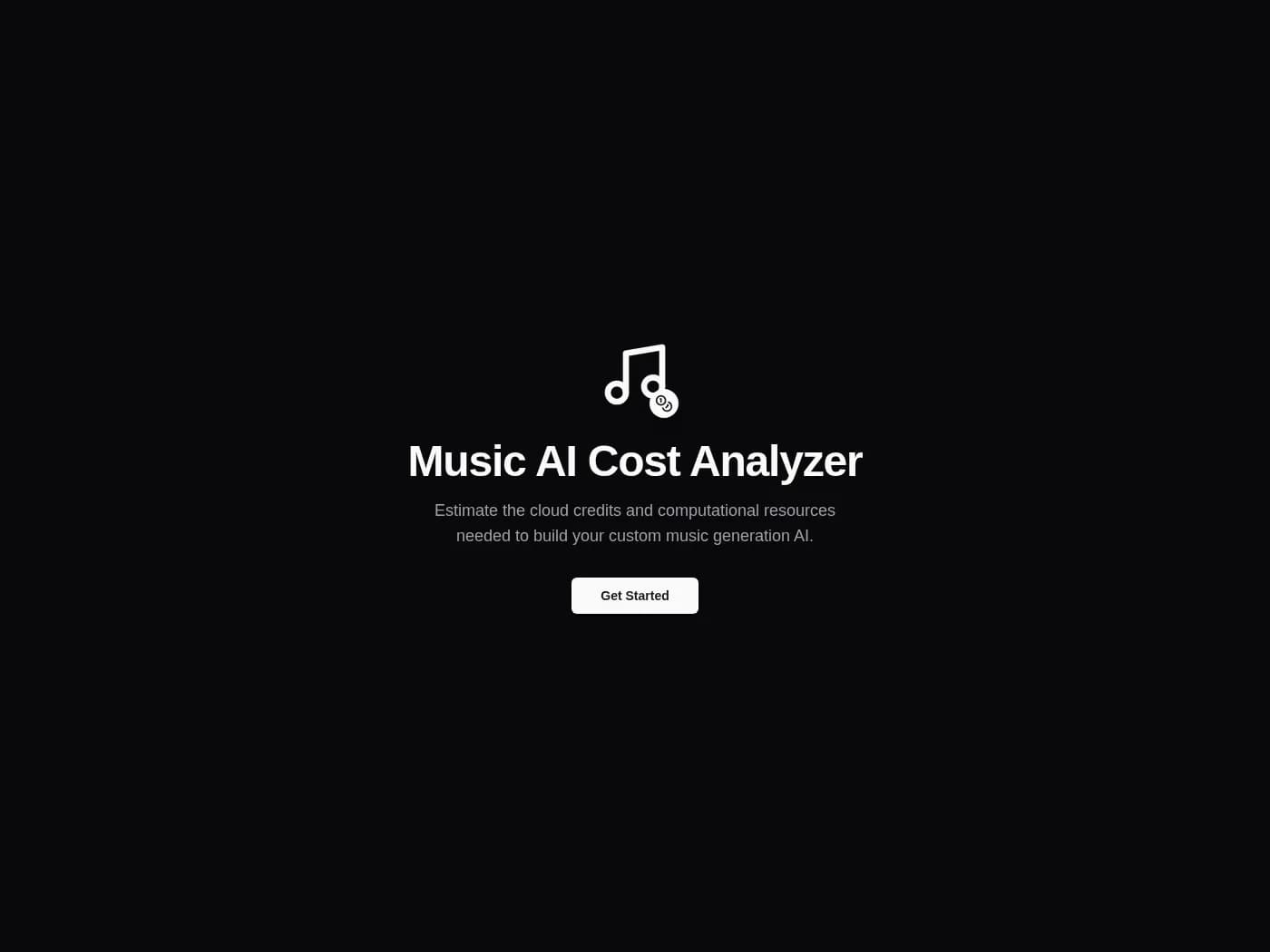Music AI Cost Analyzer