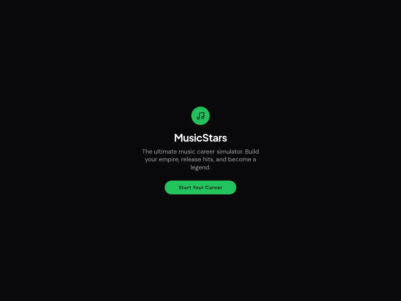 Music Career Simulator