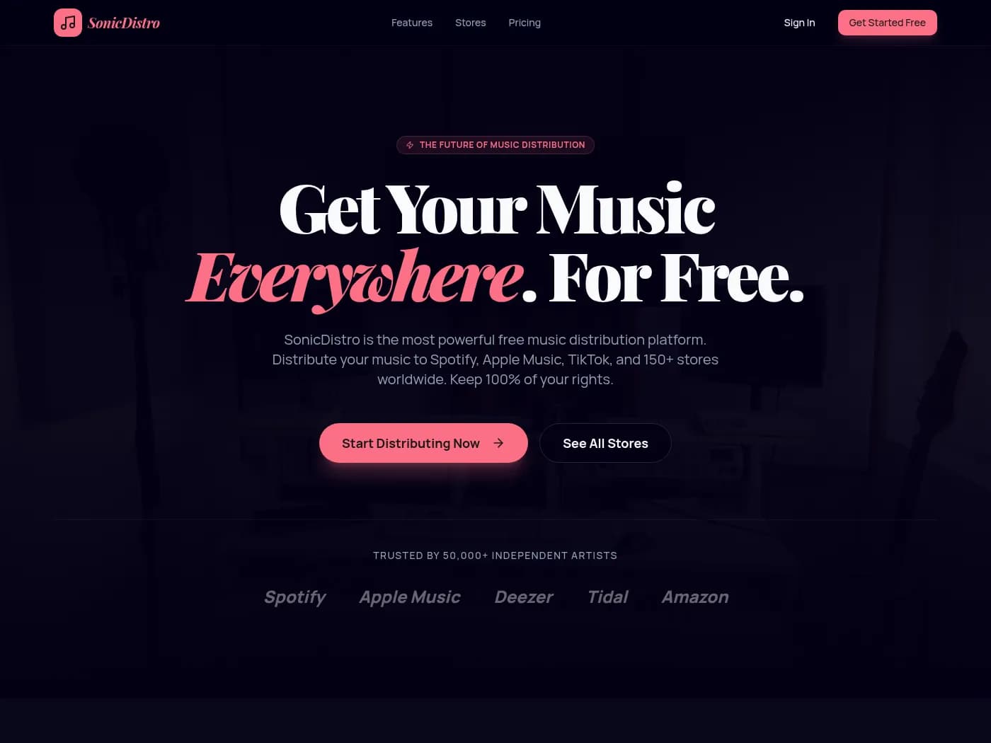 Free Music Distribution Hub
