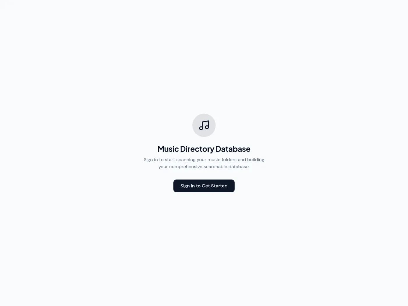 Music Directory Database