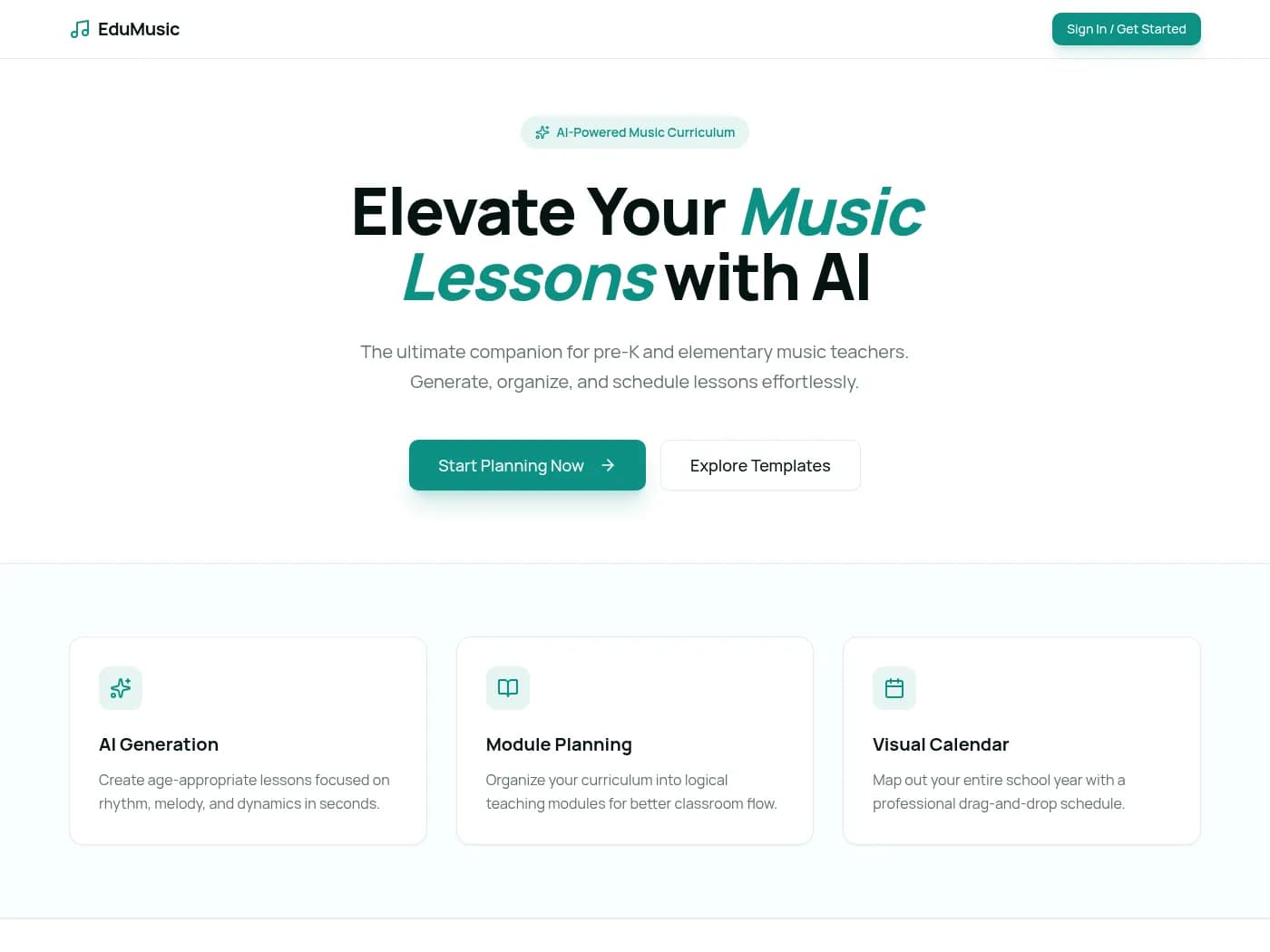 EduMusic Lessons Planner