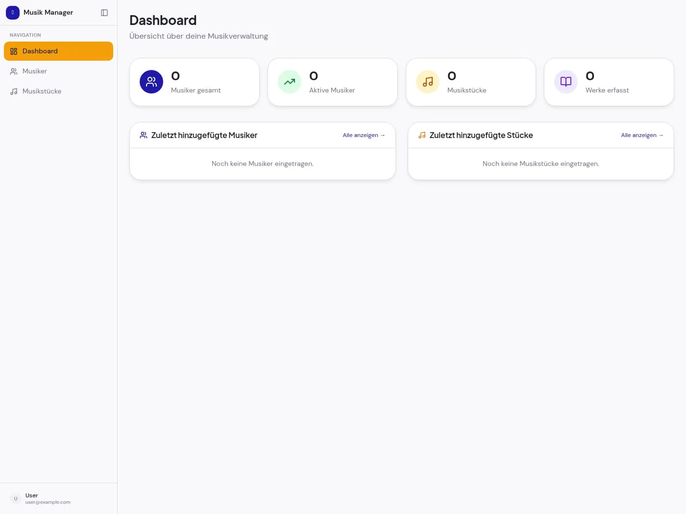 Music Organizer App