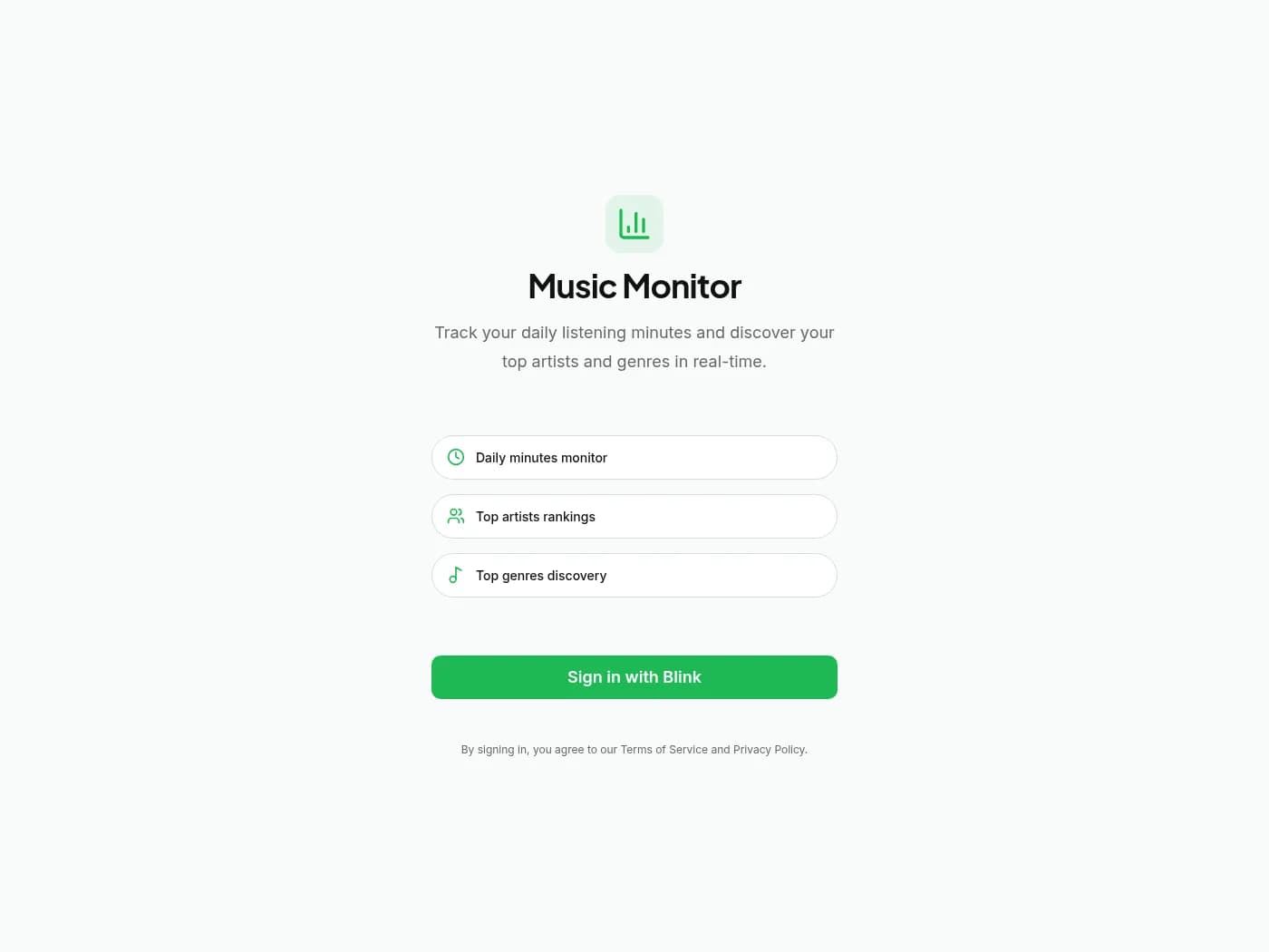 Music Minutes Monitor