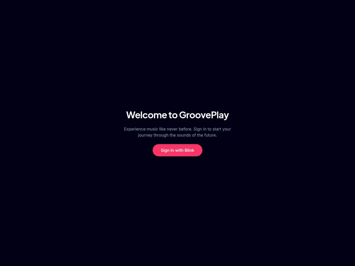 GroovePlay Music App