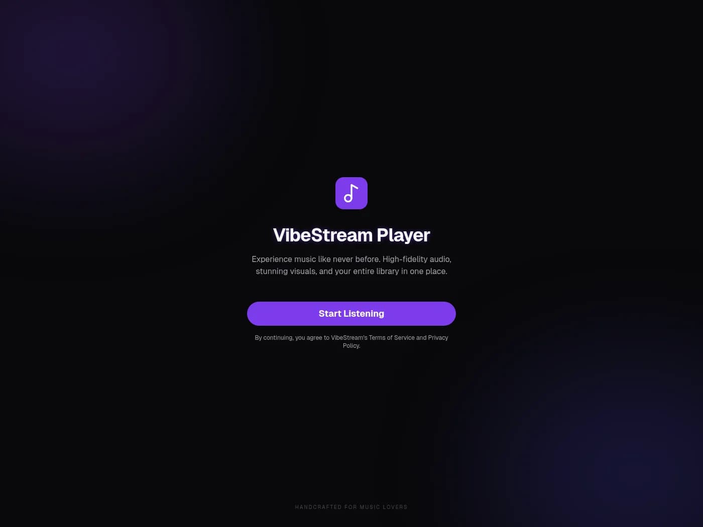 VibeStream Player