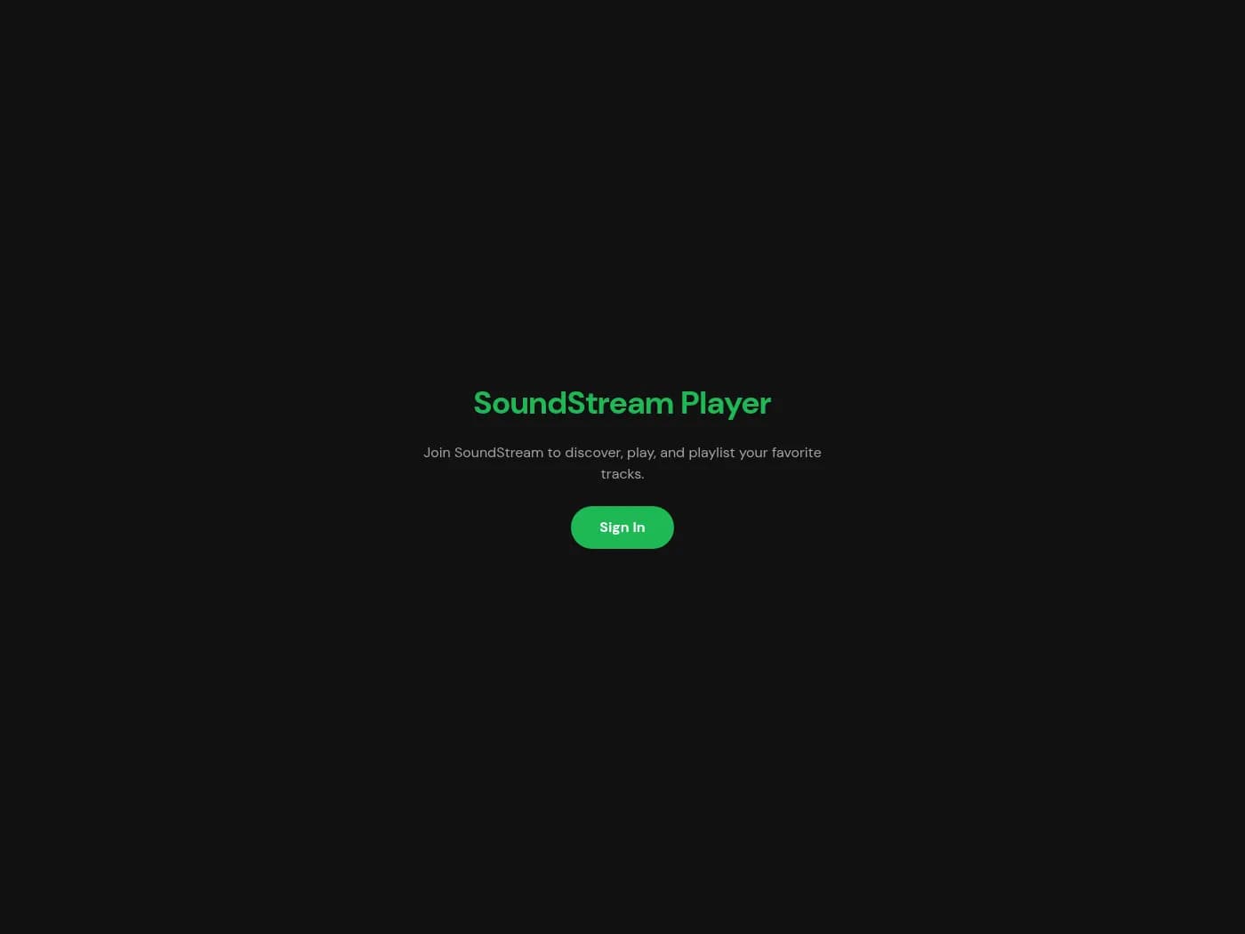 SoundStream Player