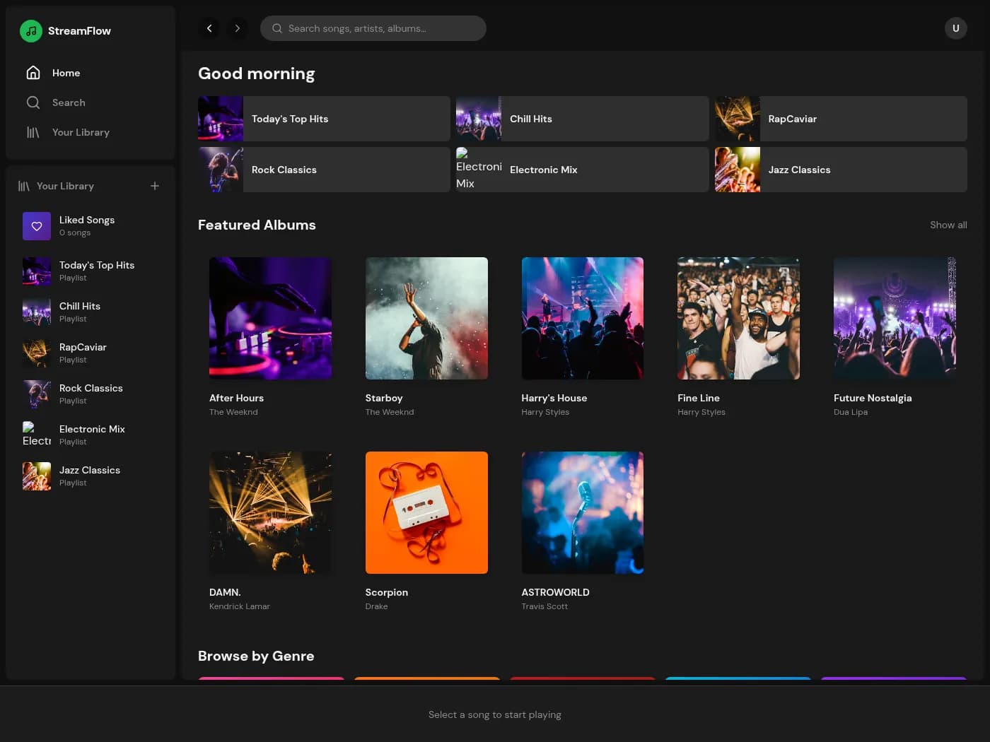 Uninterrupted Music Stream