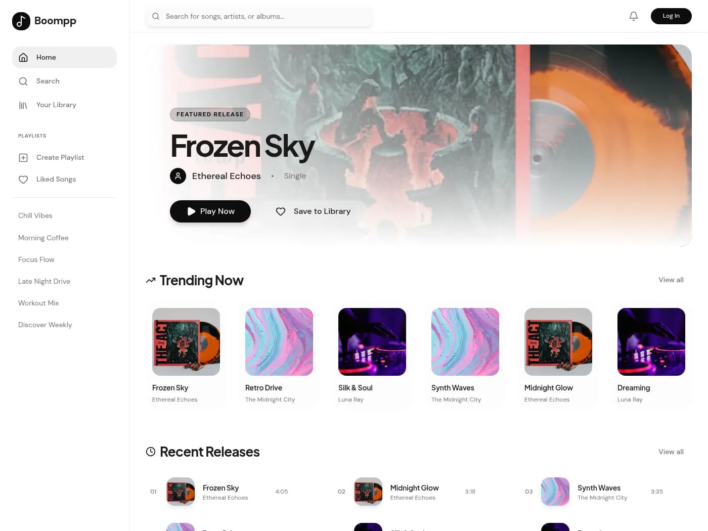 Boompp Music Hub