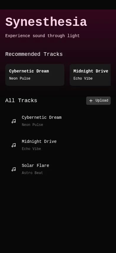 Synesthesia Music Visualizer