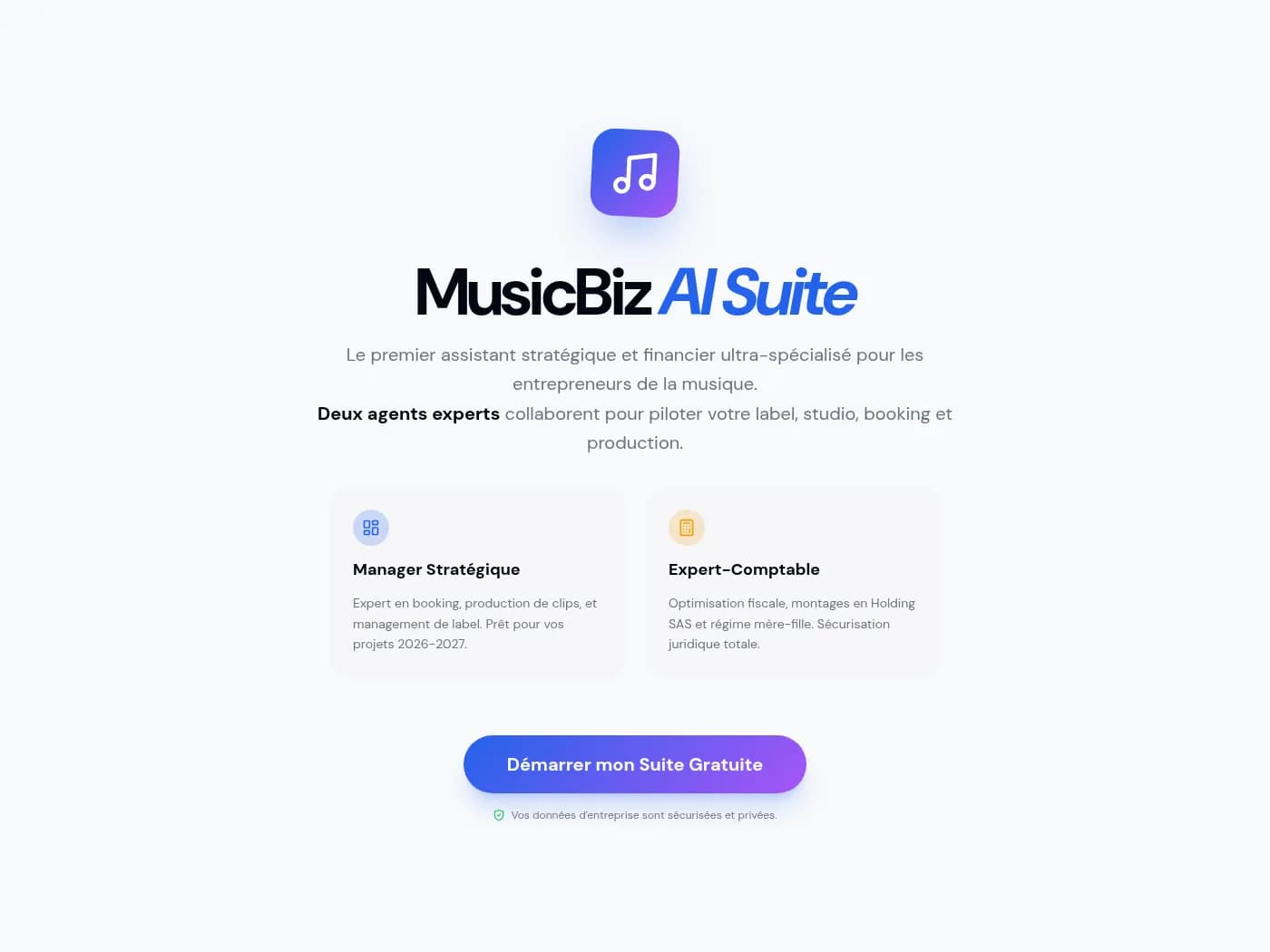 MusicBiz AI Manager Suite