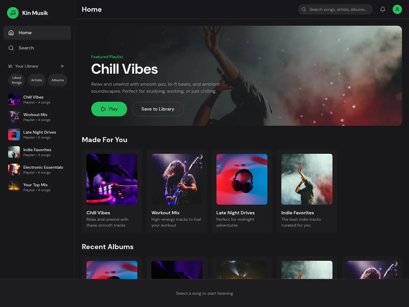 Kin Musik Stream