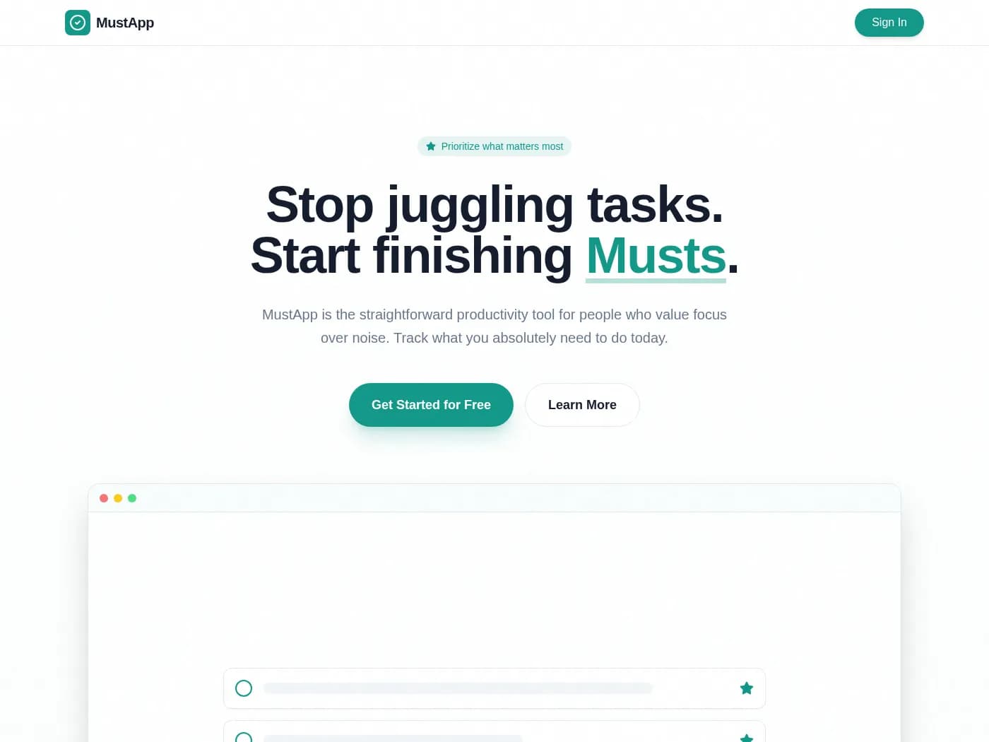 MustApp