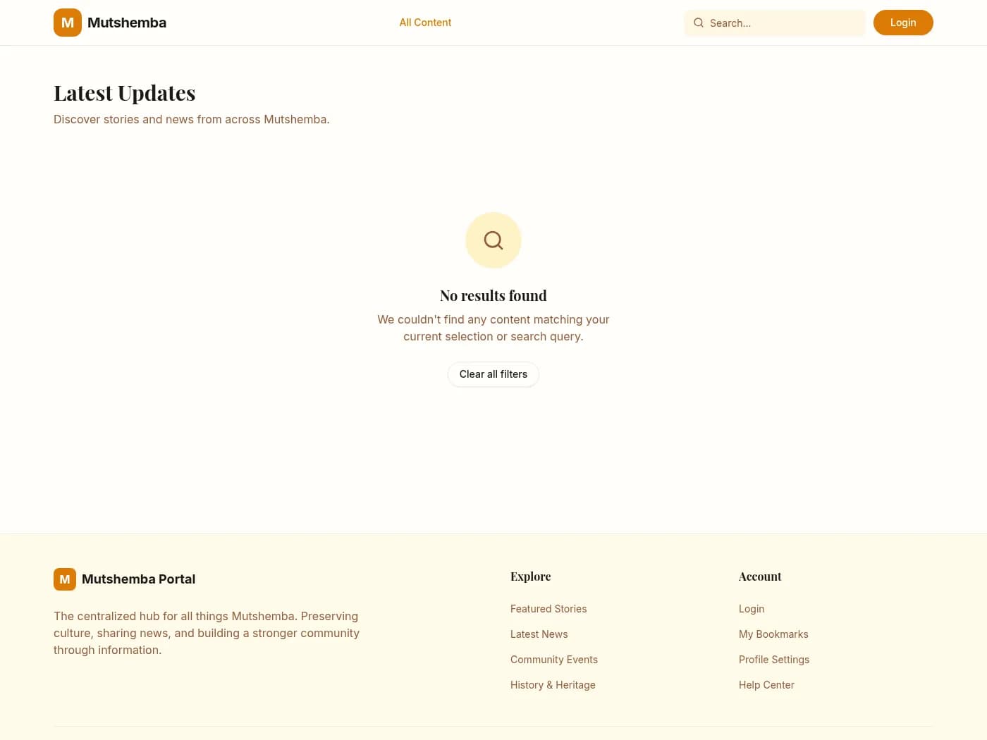 Mutshemba Content Portal