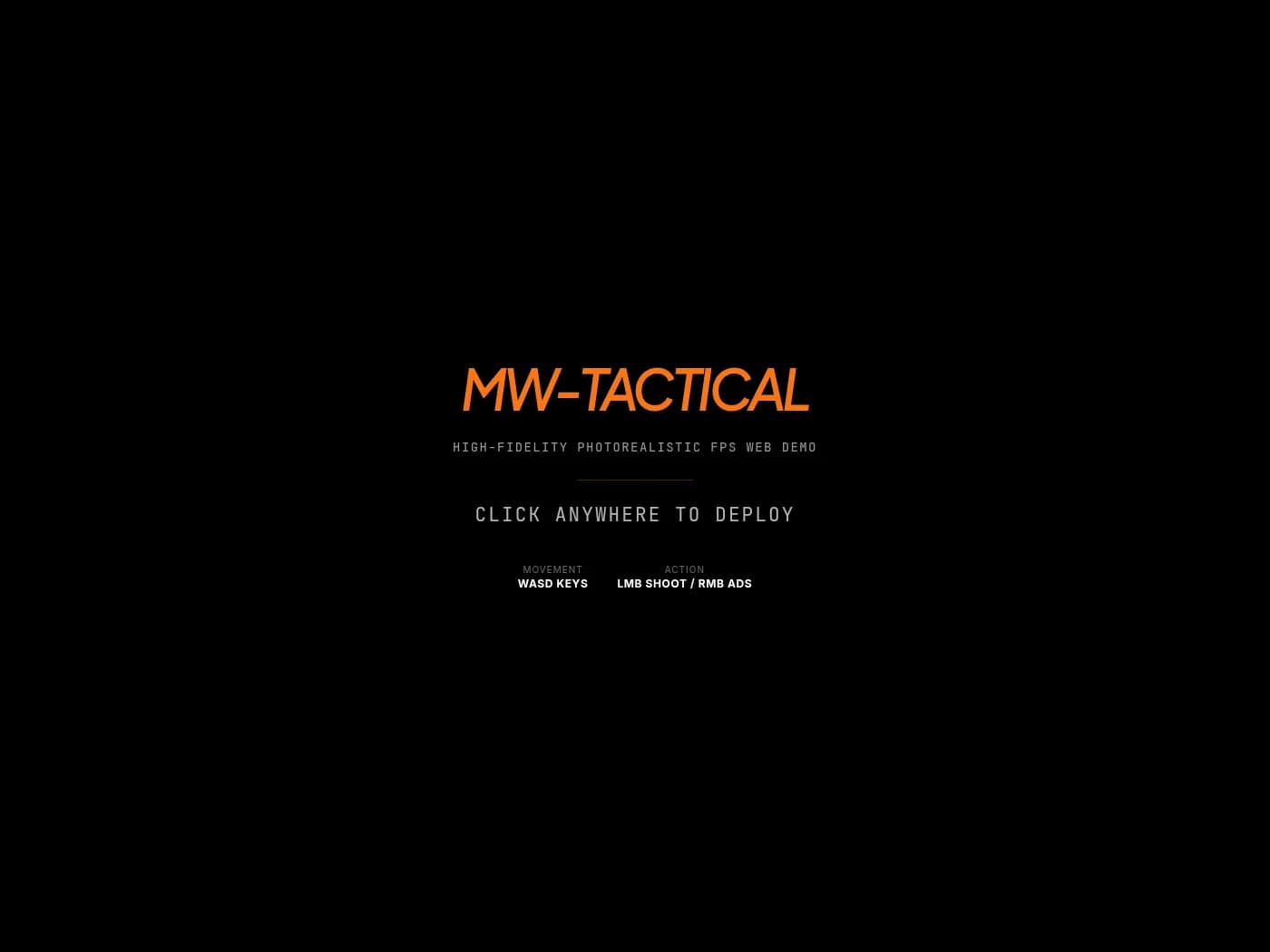 MW-Tactical FPS Demo
