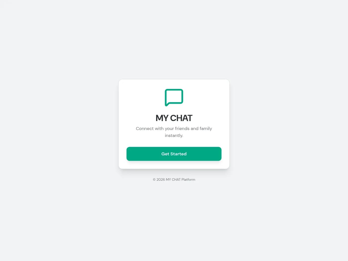 My Chat Web