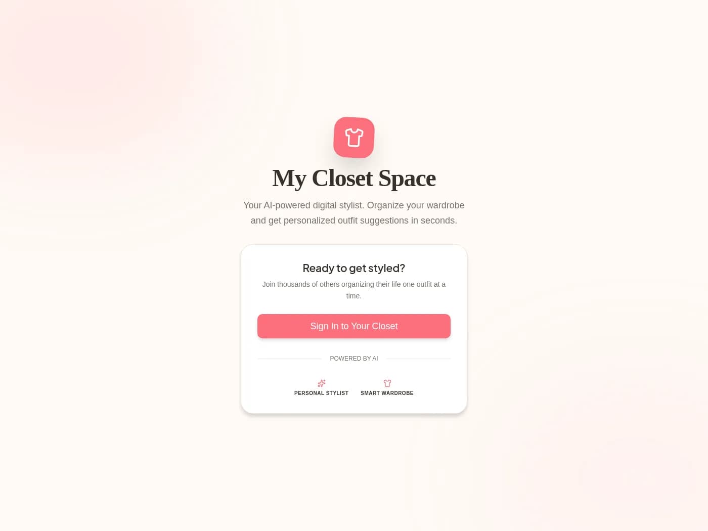 My Closet Space