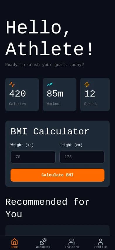 My Gym Fitness App