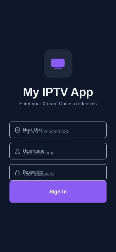 My IPTV App