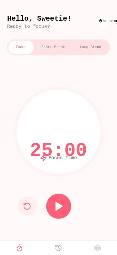 My Melody Pomodoro