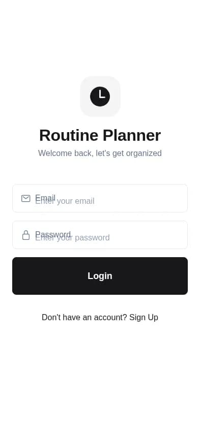 My Routine Planner