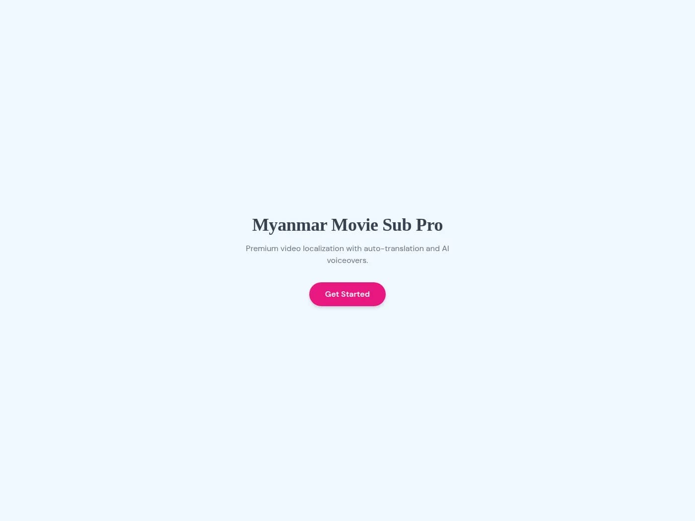 Myanmar Movie Sub Pro
