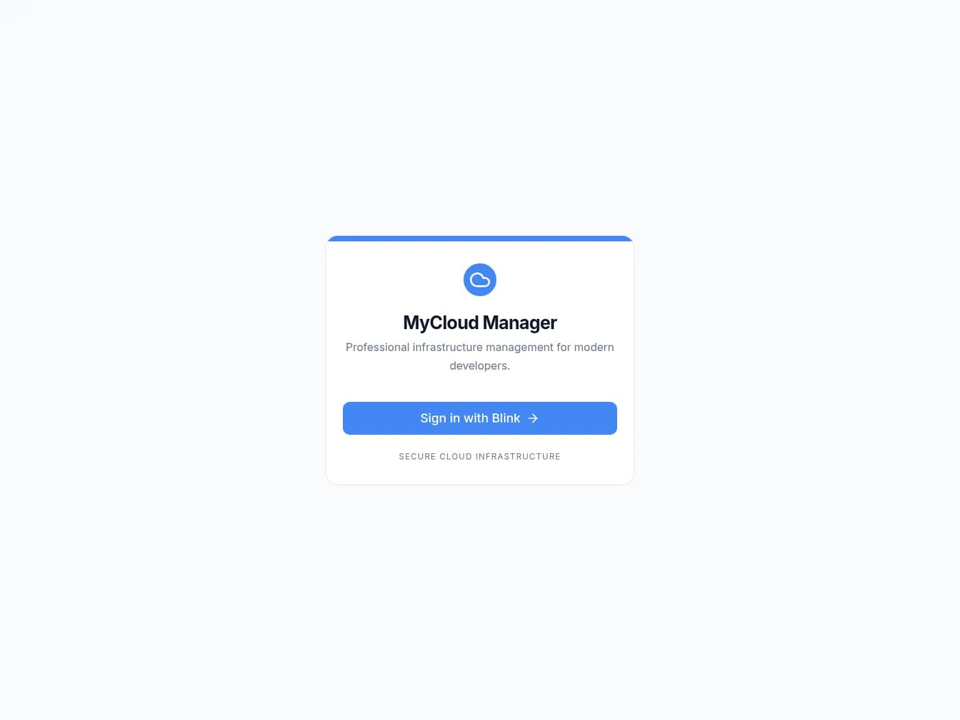 MyCloud Manager
