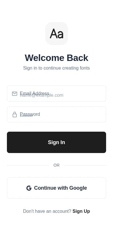 MyFont Creator