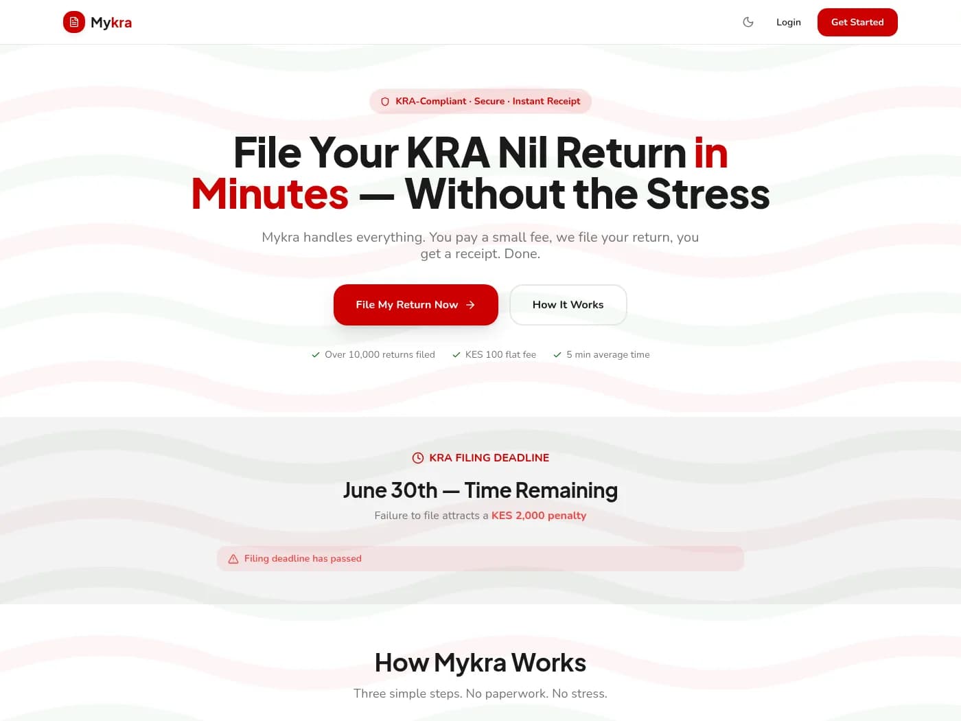 Mykra Tax Filing Platform