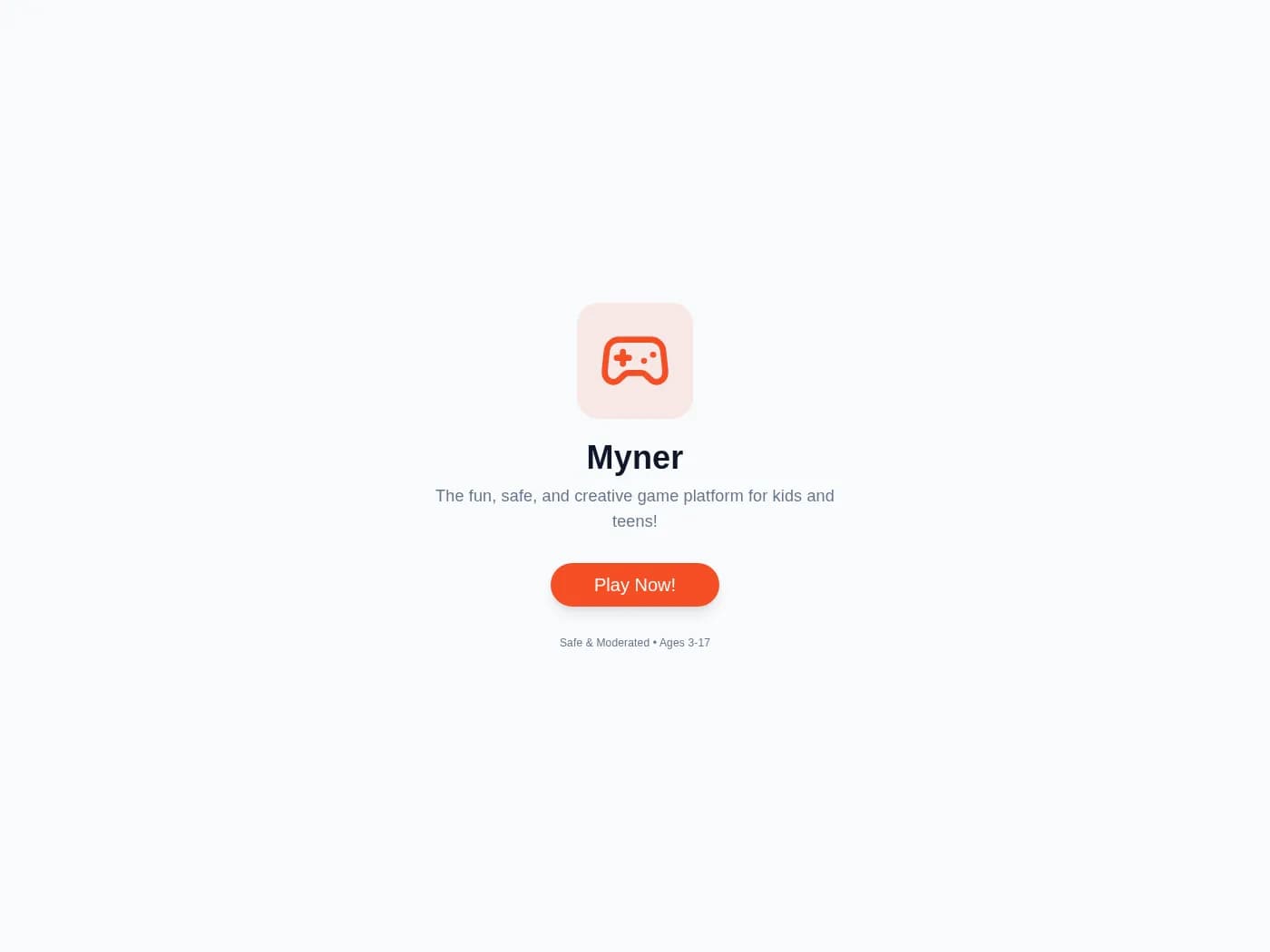 Myner Kids Game Platform
