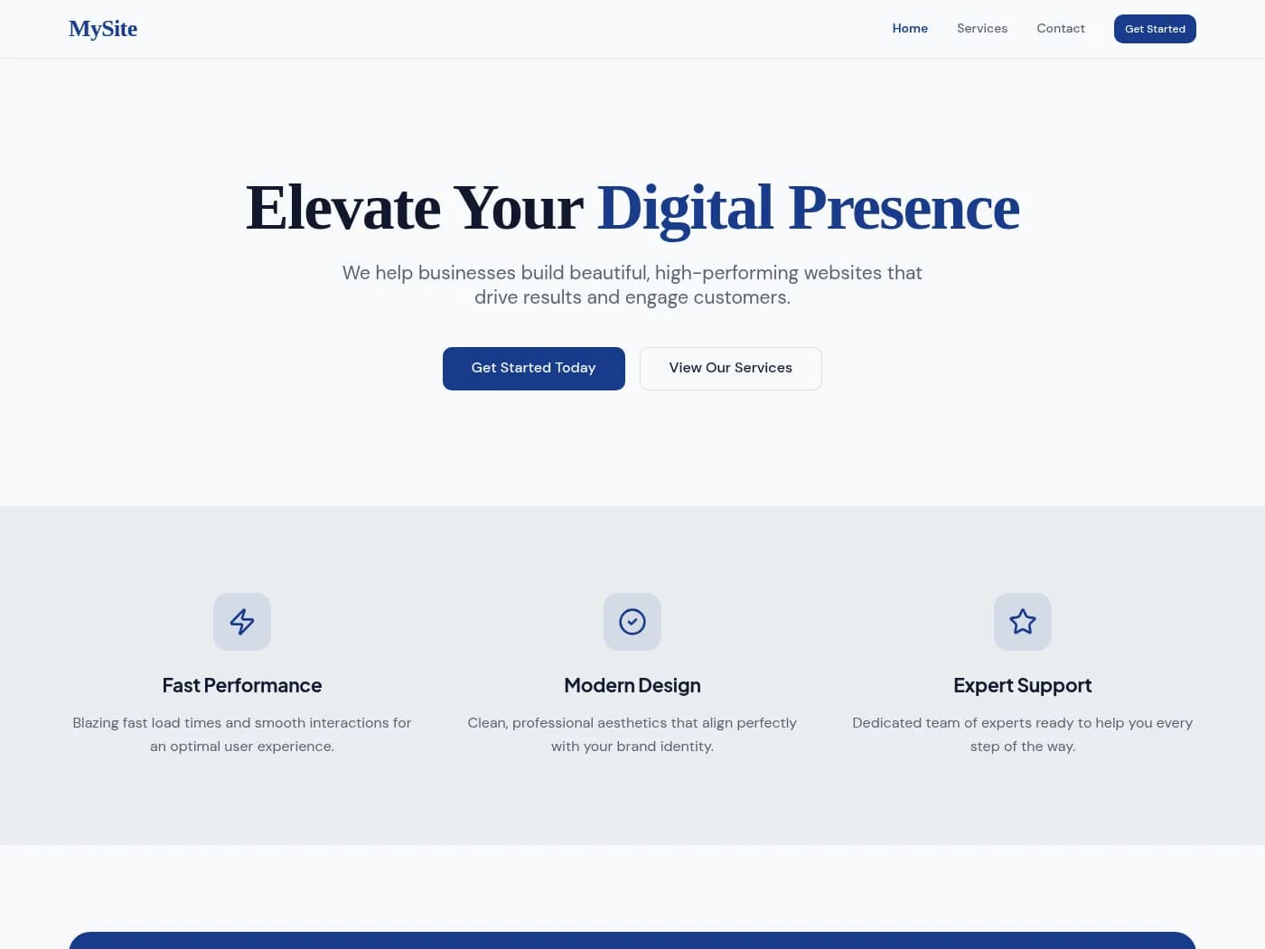 MySite Starter