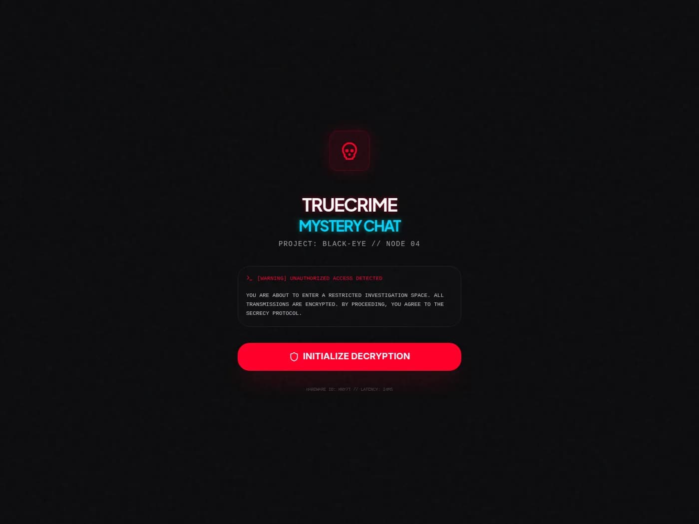TrueCrime Chat Mystery
