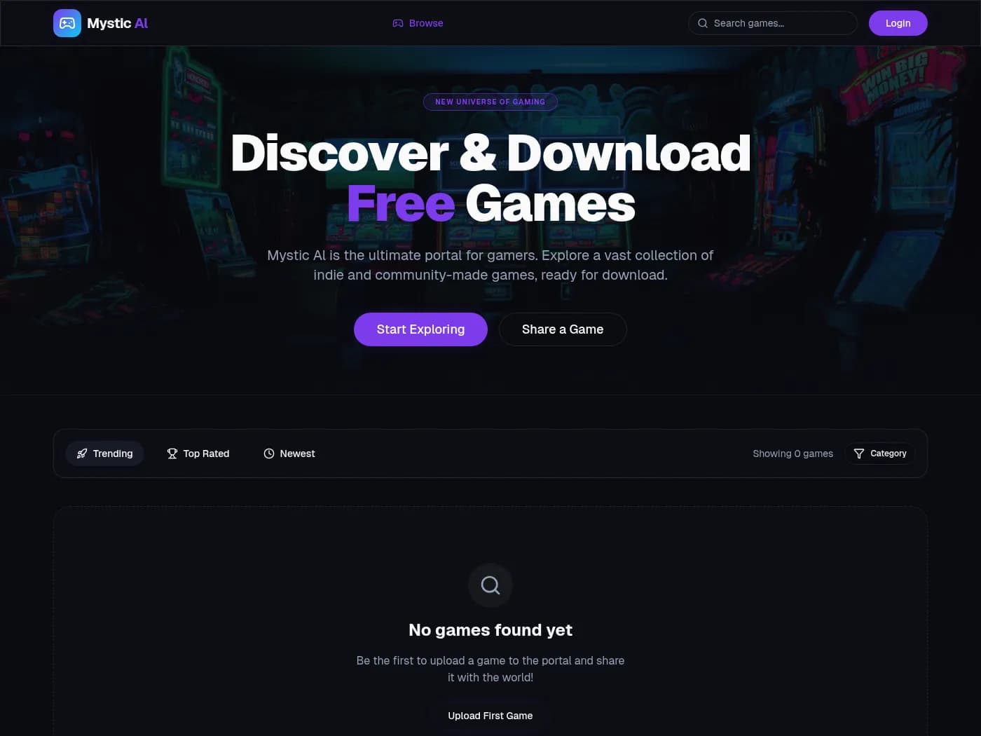 Mystic Al Game Portal