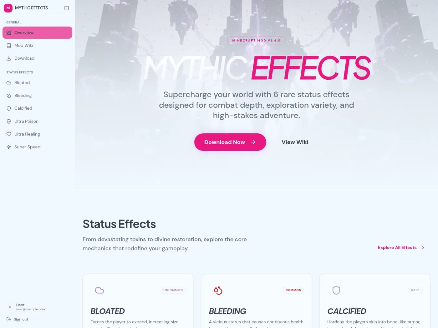 Mythic Effects Mod