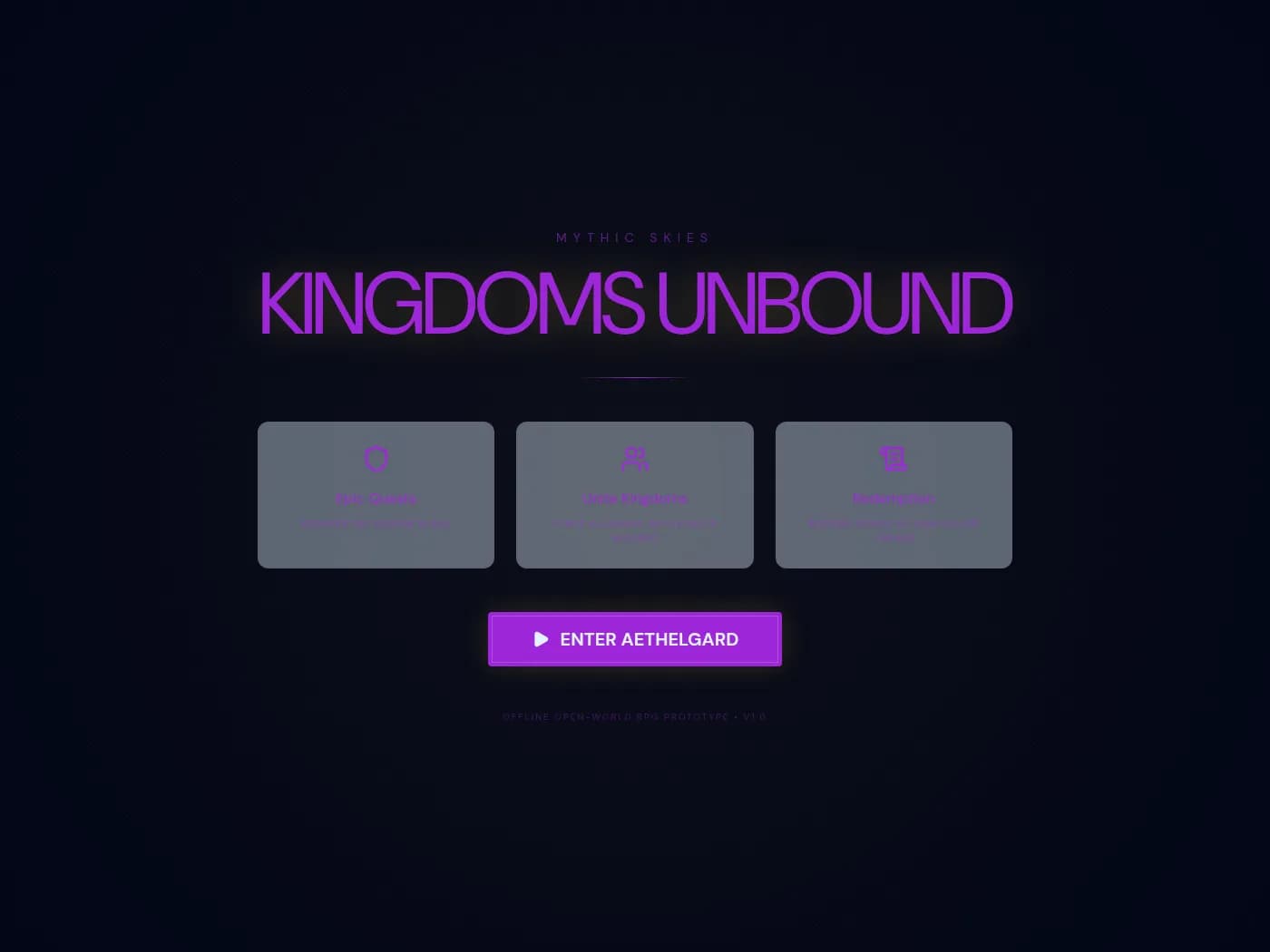 Mythic Skies: Kingdoms Unbound