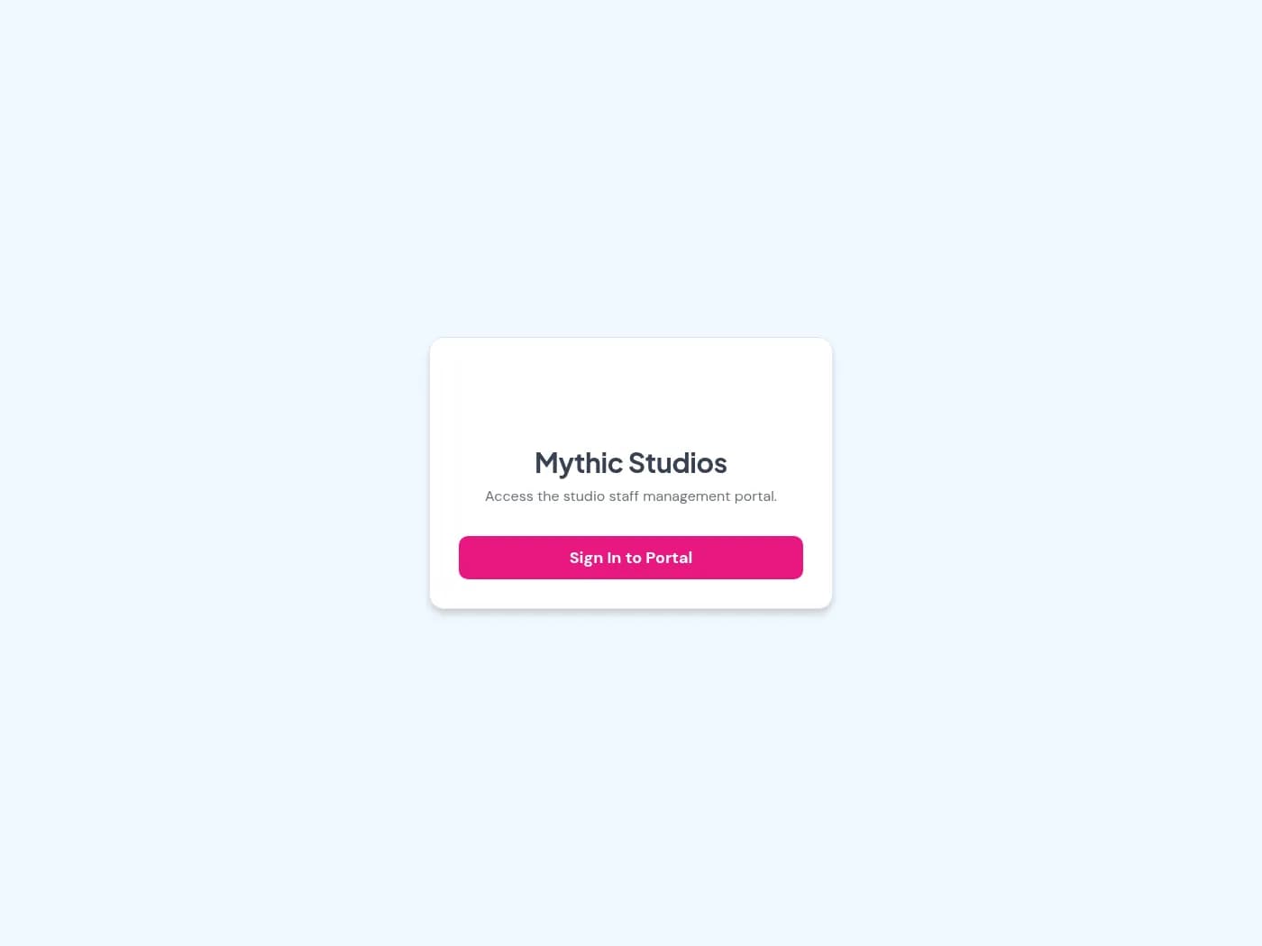 Mythic Studios Portal