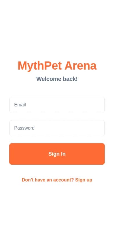 MythPet Arena