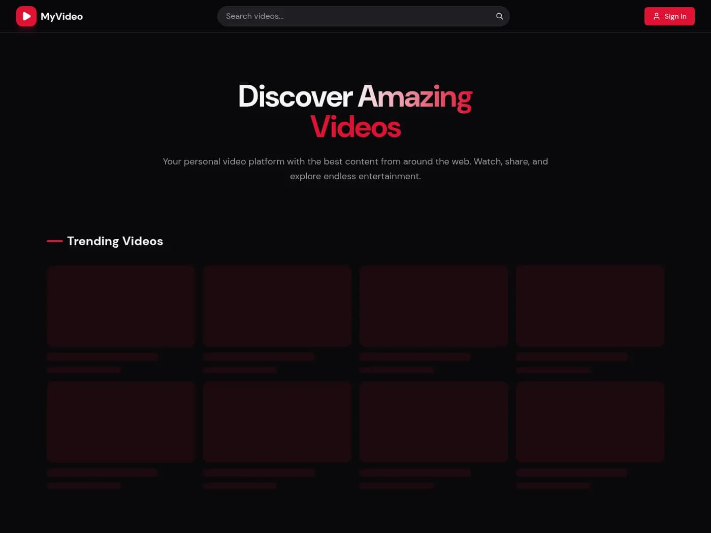 MyVideo Platform