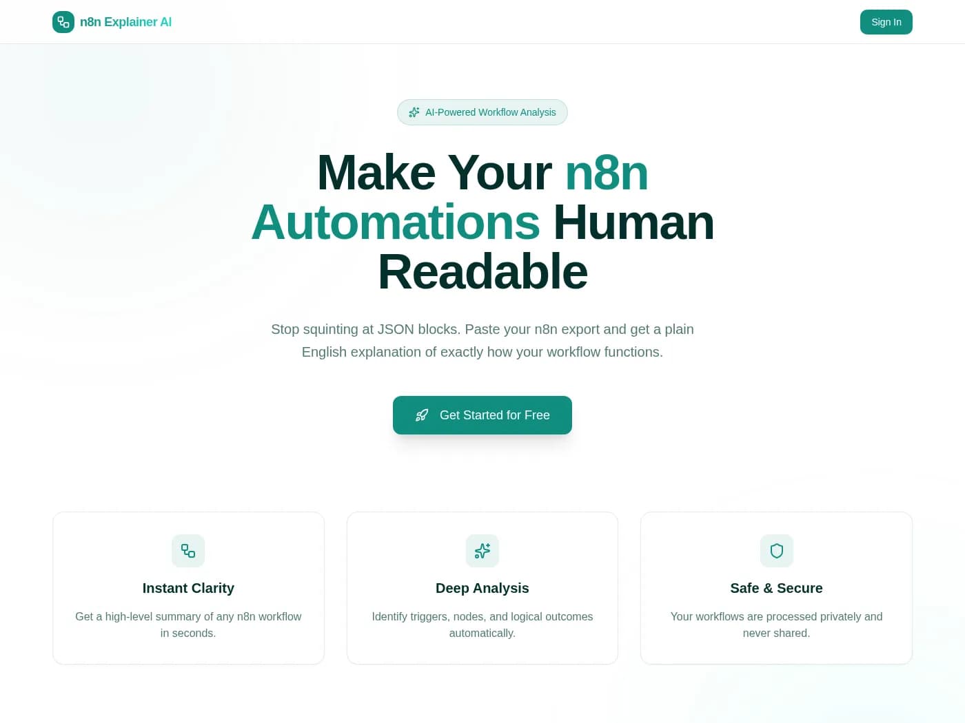 n8n Automation Explainer AI