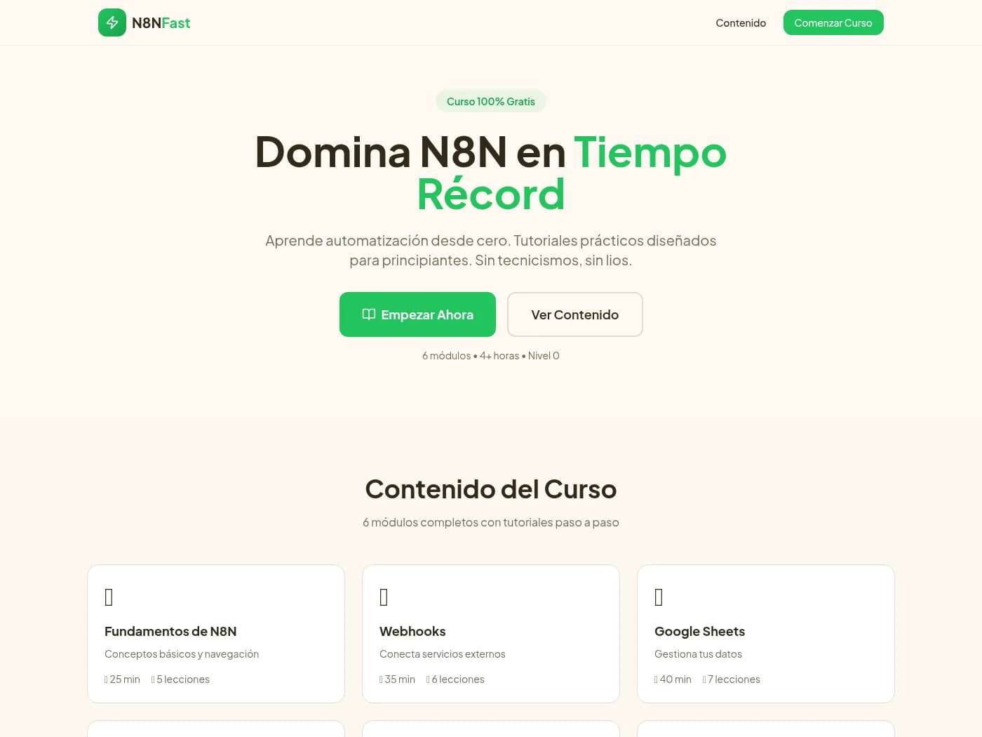 N8N Fast Track Course