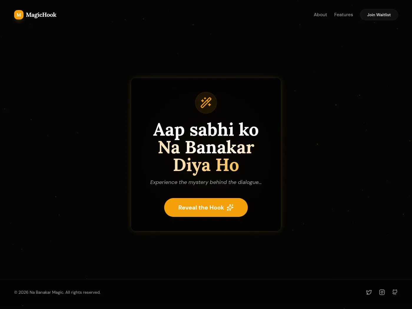 Na Banakar Magic App