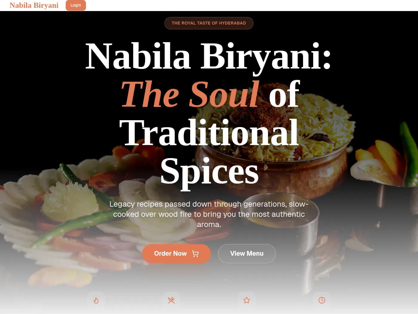 Nabila Biryani Order Site