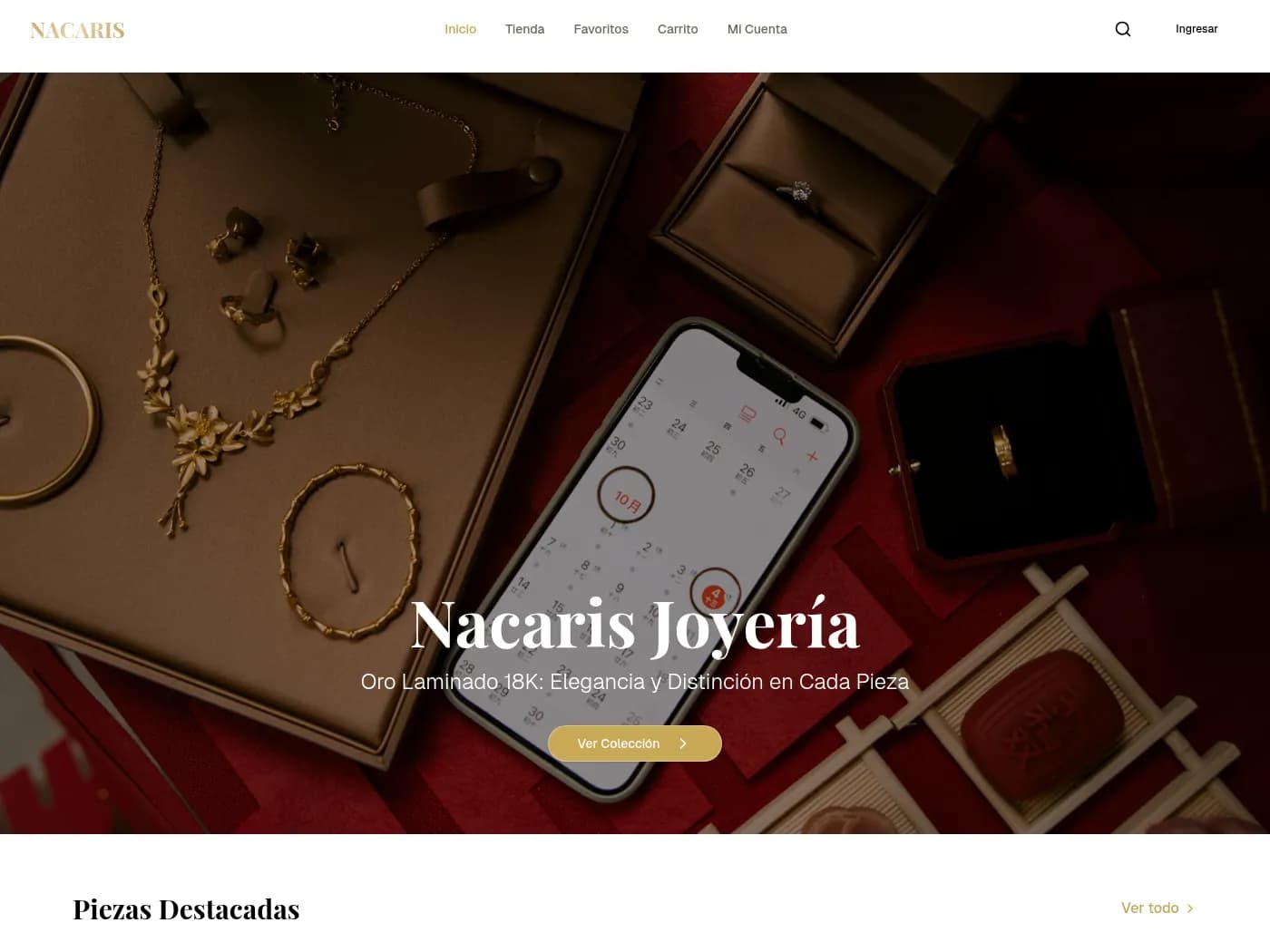 Nacaris Jewelry Web