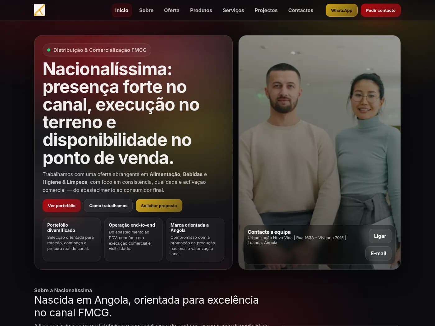 Nacionalíssima FMCG Portal