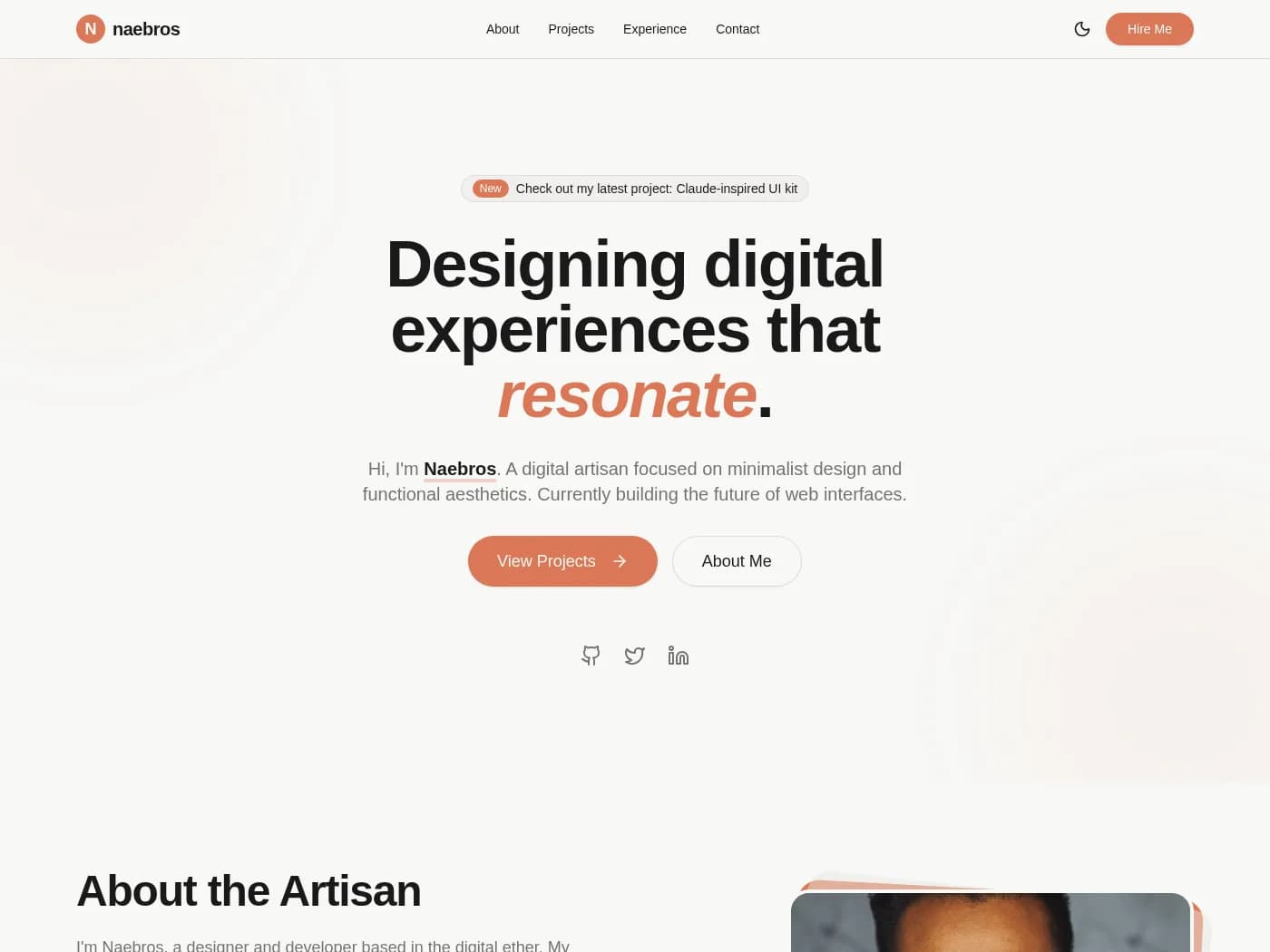 Naebros Personal Site