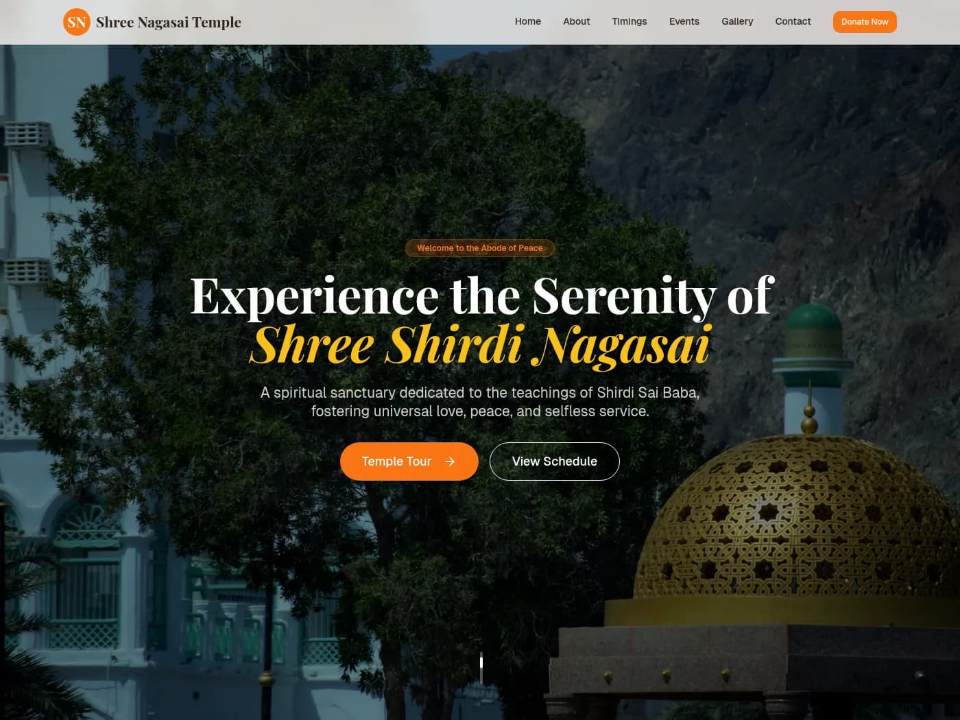 Shirdi Nagasai Temple Site