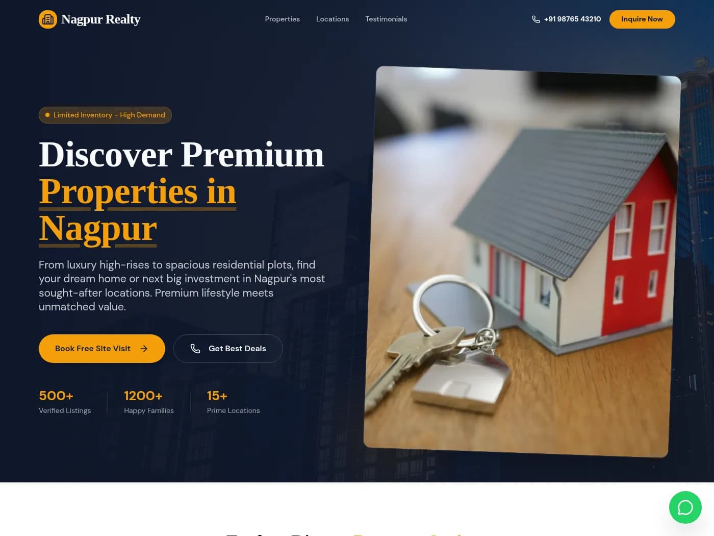Nagpur Realty Landing Page